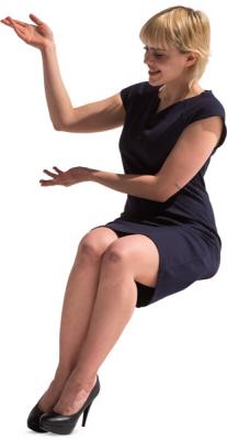 Sitting Hostess