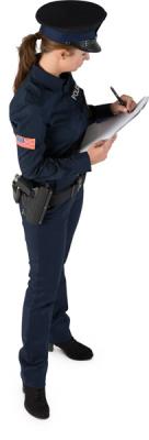 Standing Police Officer