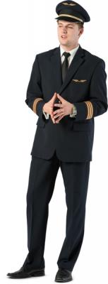 Standing Airline Pilot