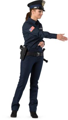 Standing Police Officer