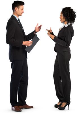 Standing Group Of People