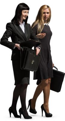 Walking Pair Of People