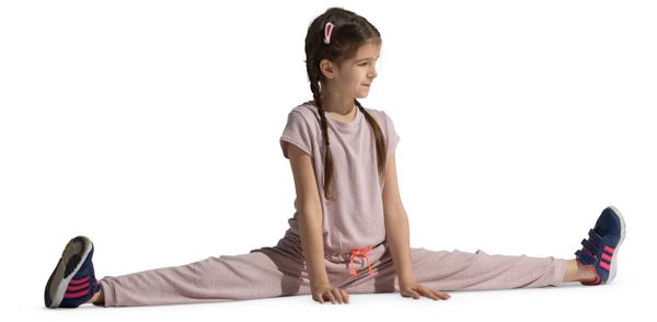 Girl Doing Splits