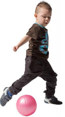 Boy Playing With Ball