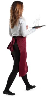 Walking Waitress With Tray