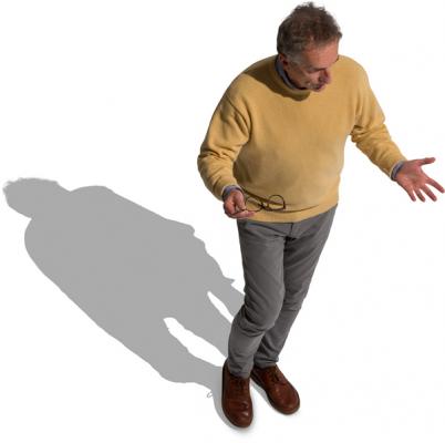 Explaining Something Standing Man