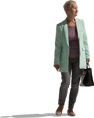 Standing Older Woman